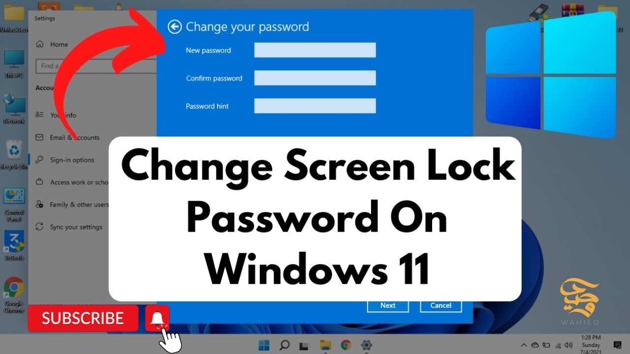 How to Change Lock Screen Password on Windows 11 | Change Passcode on ...