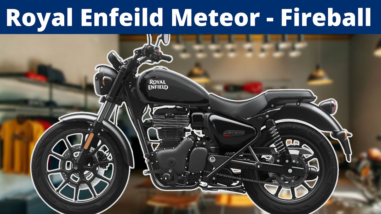 Royal Enfield Meteor 350 Fireball Black