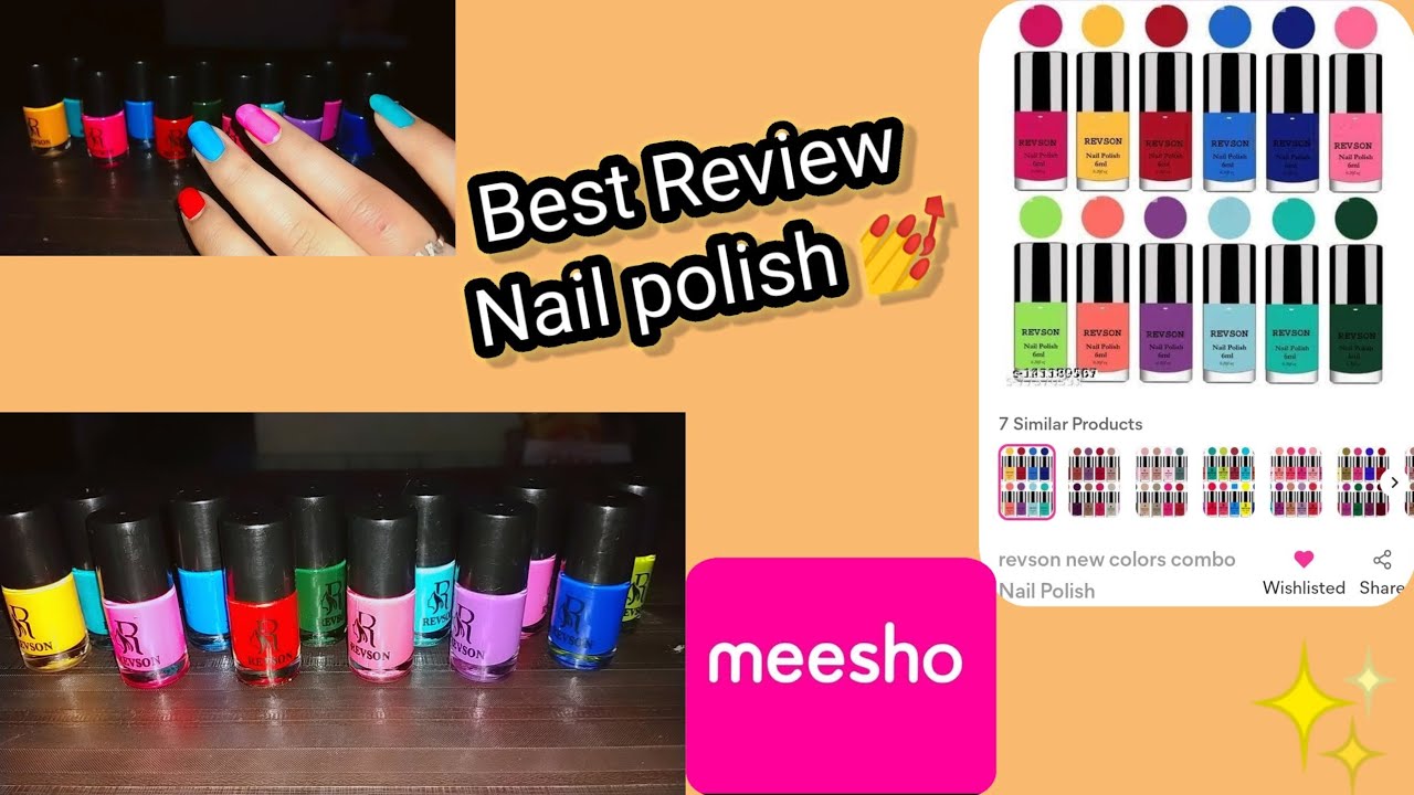 Meesho Nail Paint💅Matte Colour trying out Rs:-200/- Only || 12pic ...