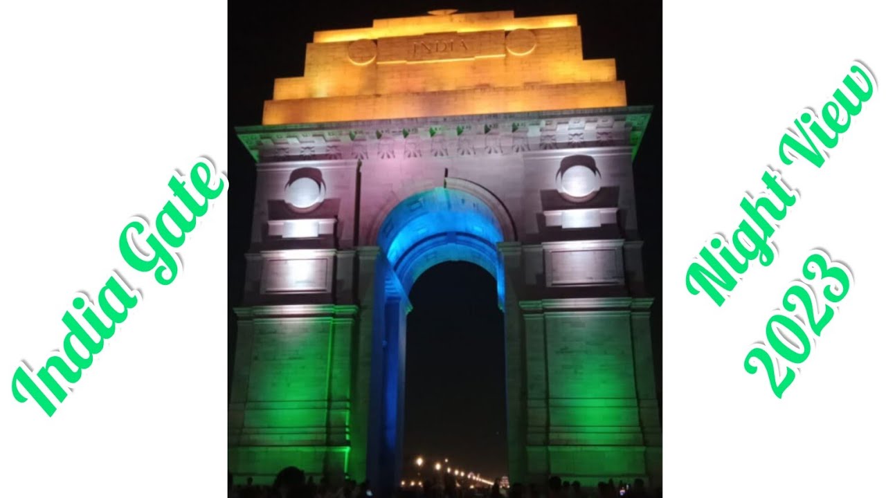 India gate night view tour# India gate delhi night video# India gate ...