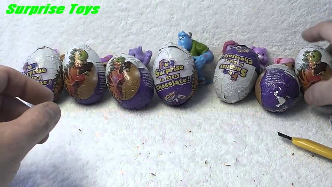 Surprise Eggs, Unboxing, Choco Treasure, Surprise Egg, Toy Surprise ...