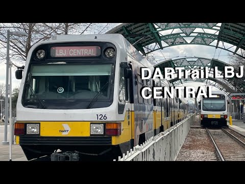 DARTrail railfanning | LBJ CENTRAL STATION - YouTube
