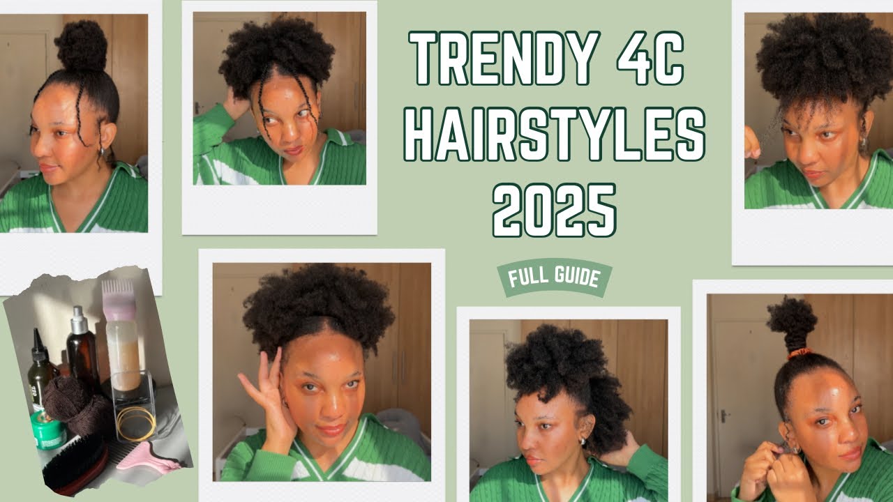 Trendy 4C hairstyles | 10+ looks to try! - YouTube
