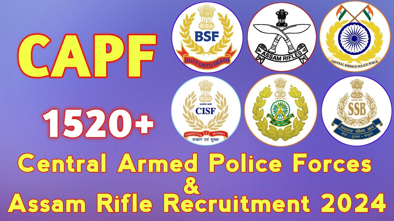 কেন্দ্রীয় সশস্ত্র বাহিনীতে ASI, HC নিয়োগ 2024| CAPFs Recruitment 2024 ...