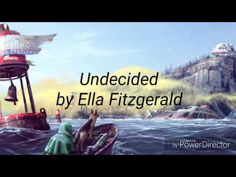 Lyric Video- Undecided by Ella Fitzgerald