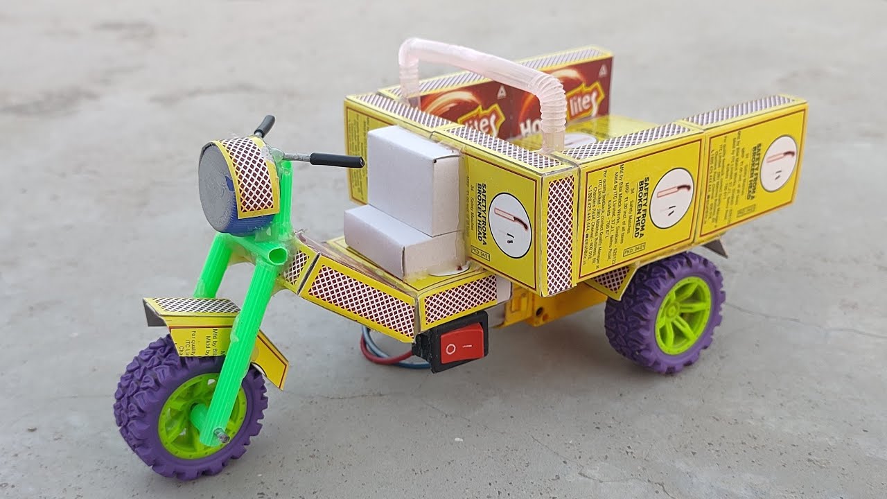 how to make rickshaw loader at home - diy tuk tuk trolley - rickshaw ...