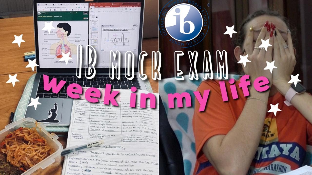 IB exams week in my life - REALISTIC mock week - YouTube