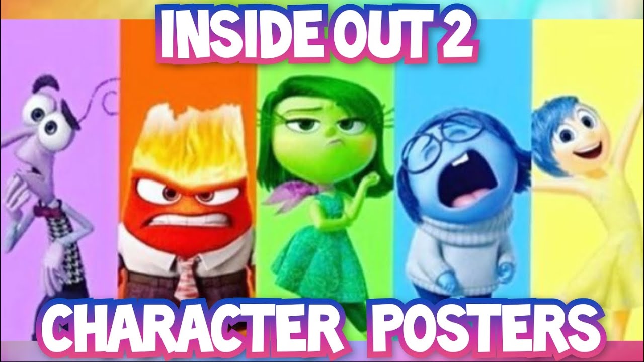 Inside out 2 | Characters Posters - YouTube