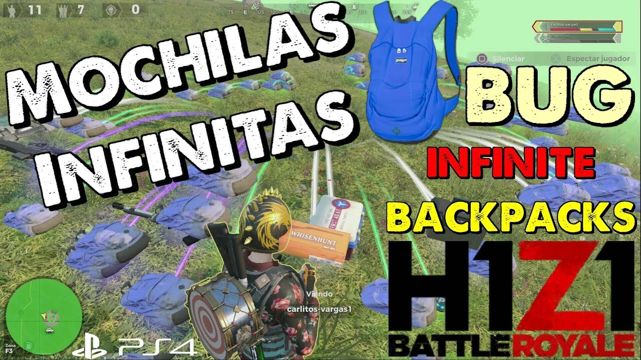 H1Z1 PS4 | MOCHILAS INFINITAS / INFINITE BACKPACKS - YouTube