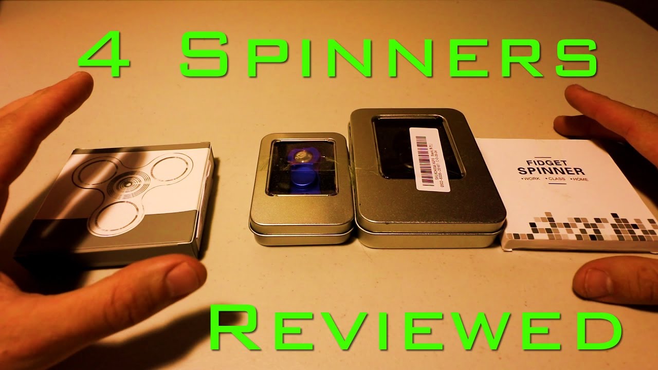 Surprise Pack of Fidget Spinners Reviewed - YouTube