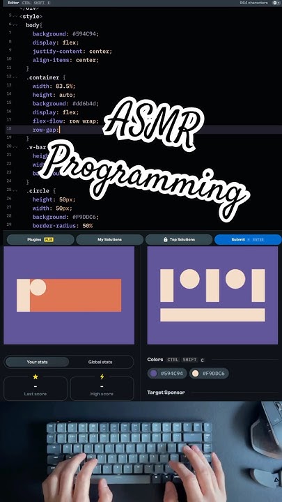 CSS Battle 10th May: ASMR Coding Keyboard & Mouse #coding #asmr #cssbattle #html #webdev # ...