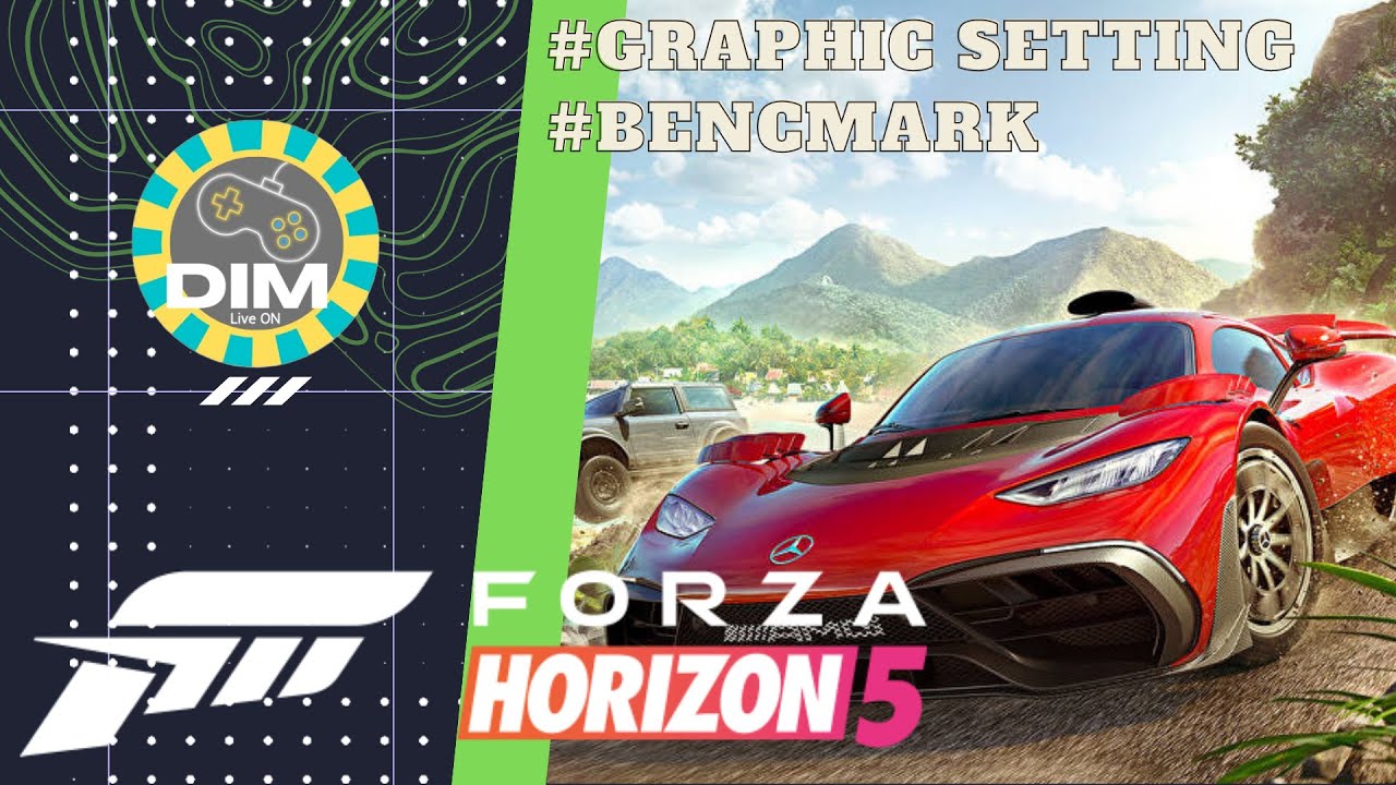 FORZA HORIZON 5 : i3-12100F|RTX3060TI|1080p|HIGH GRAPHICS BENCMARK ...