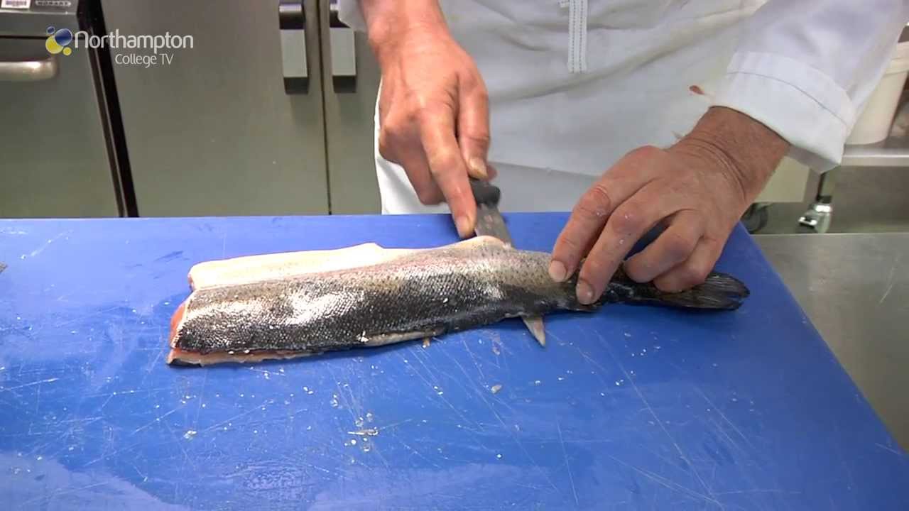 How to fillet a trout - YouTube