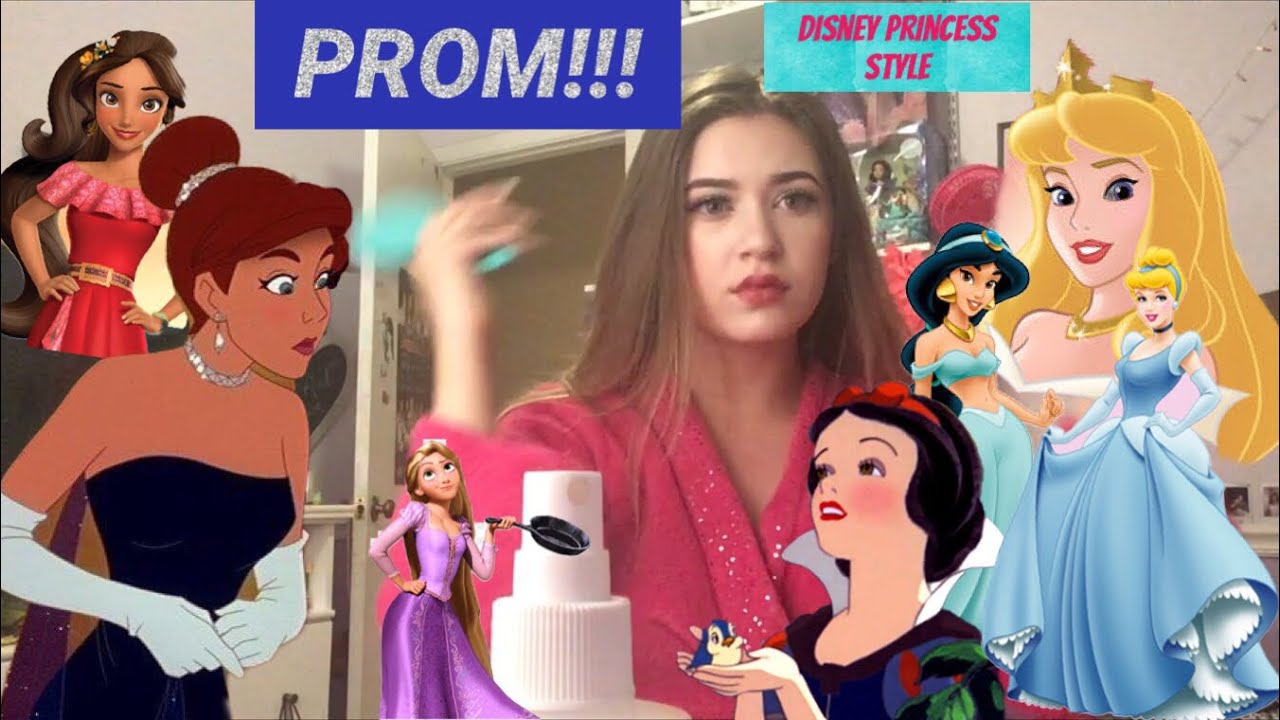 Disney Princess inspired PROM Look Book! - YouTube