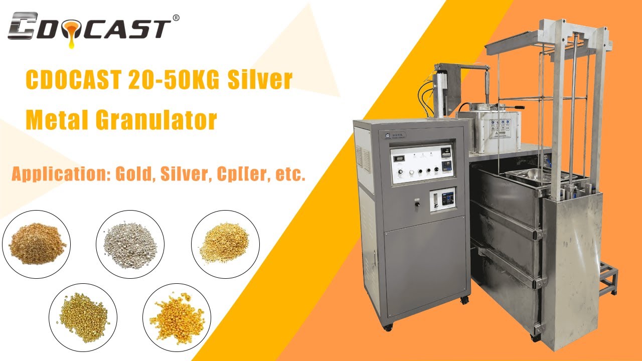 CDOCAST 20-50 KG Gold Silver Granulator--Round and Smooth Metal ...