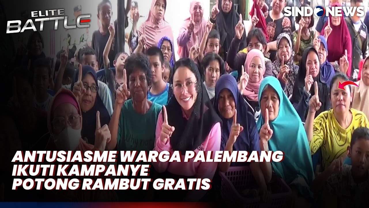 Gebyar Potong Rambut Gratis, Kampanye Kreatif Cawako Palembang Fitri ...