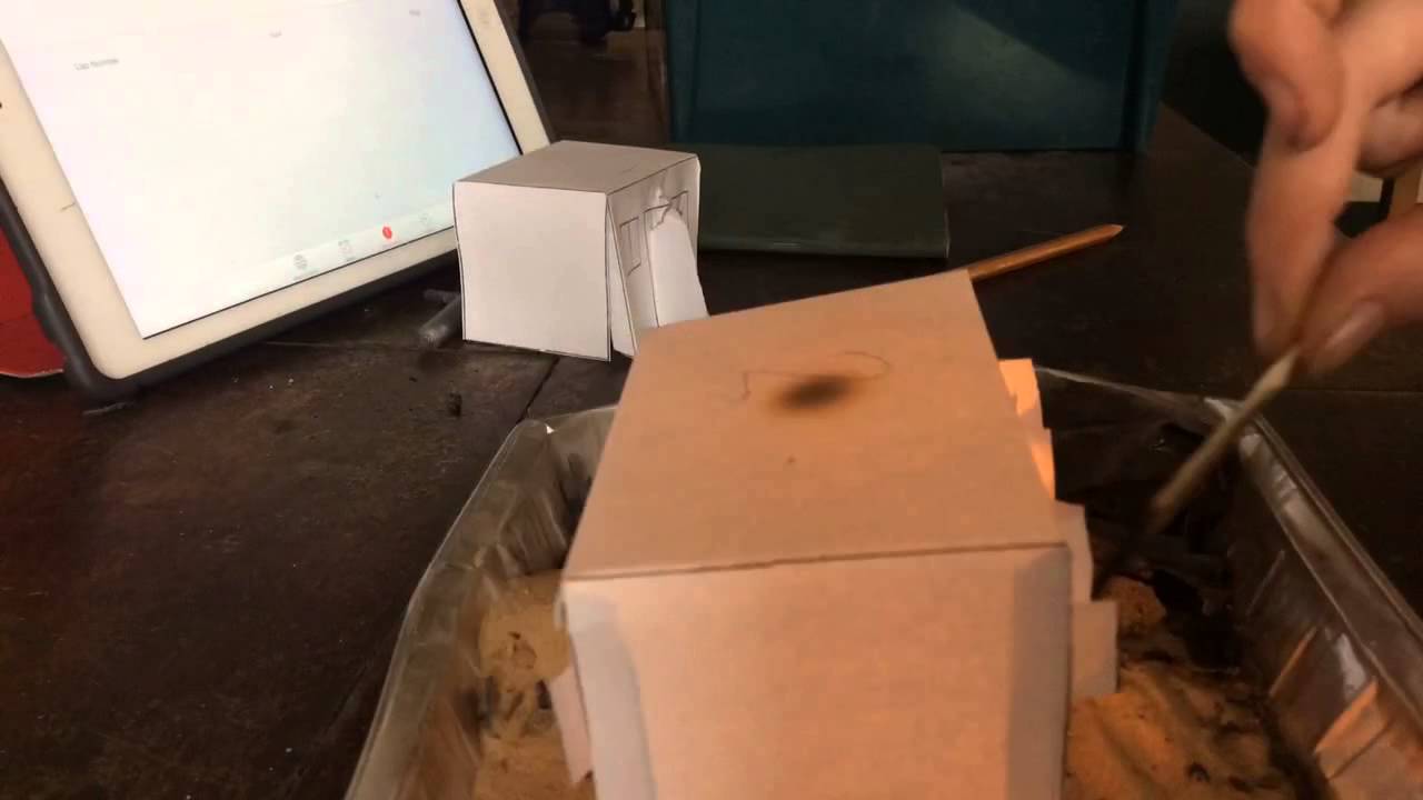 Burning Paper Houses! - YouTube