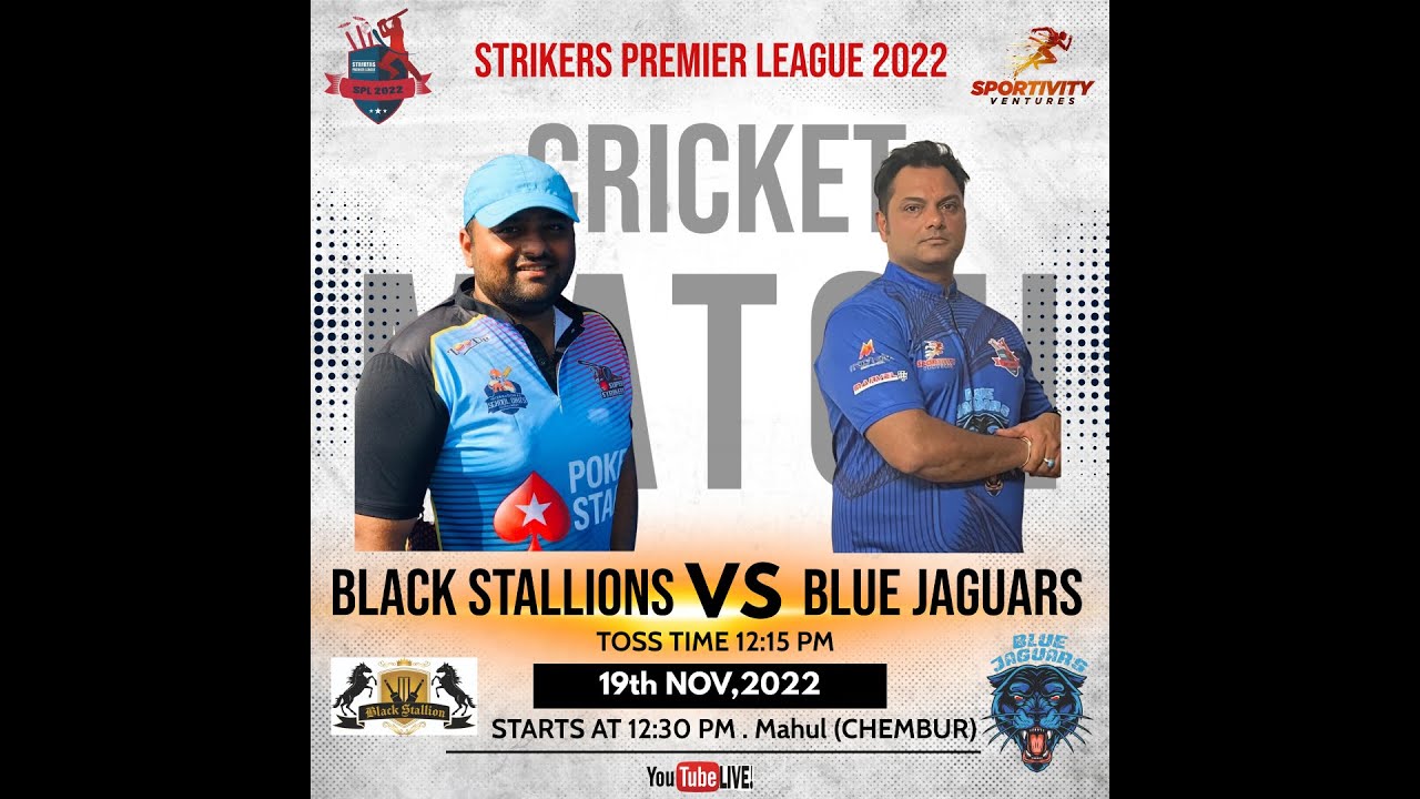 SPL TOURNAMENT 2022 | BLACK STALLION VS BLUE JAGUARS - YouTube