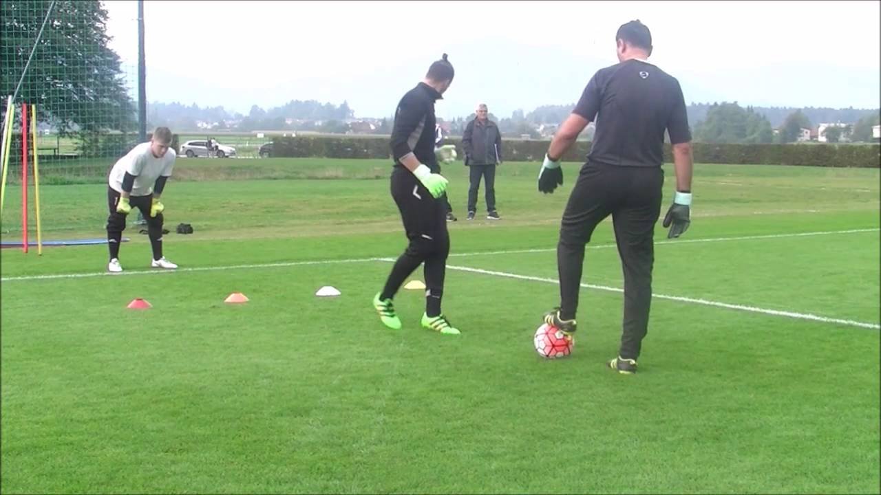 Goalkeeper training - 1vs1 - Goalkeeper Block - GK PAST - YouTube