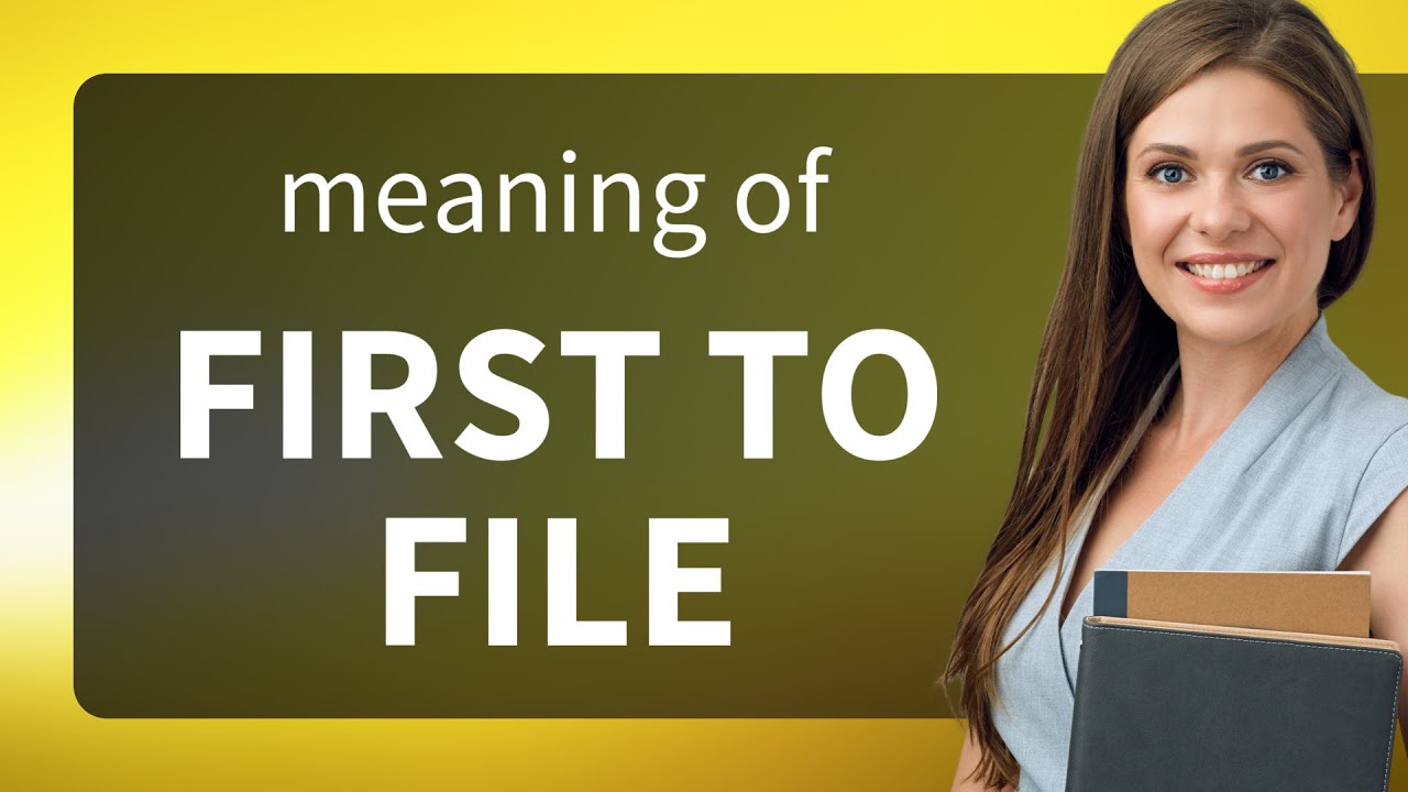 Understanding "First to File" in Patent Law - YouTube