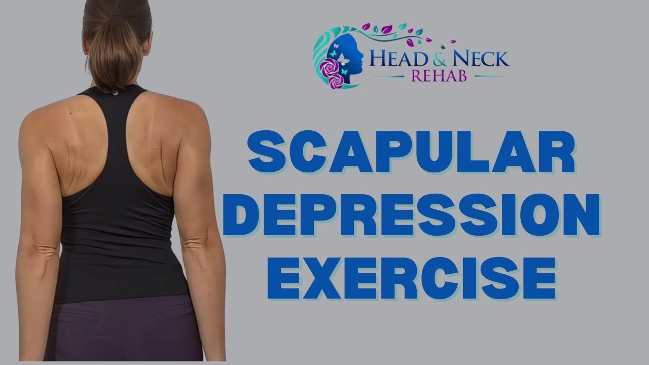 Scapular Depression Exercise - YouTube