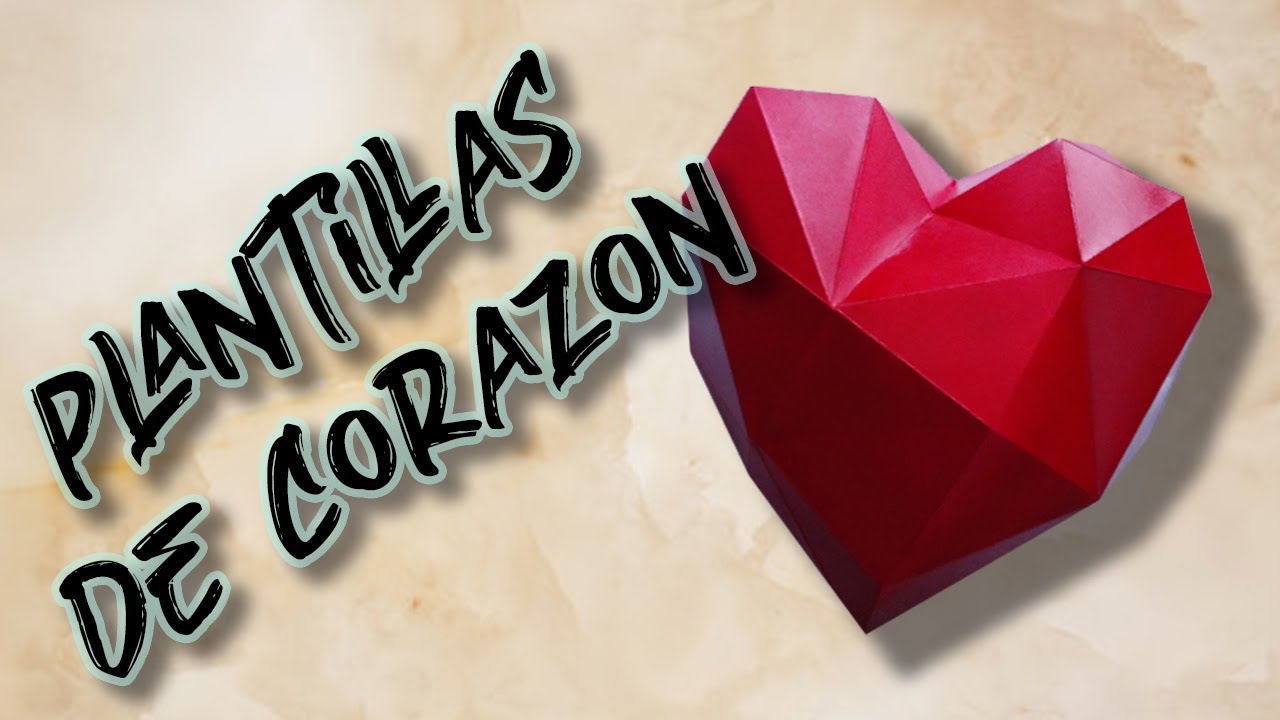 Corazón Papercraft - YouTube