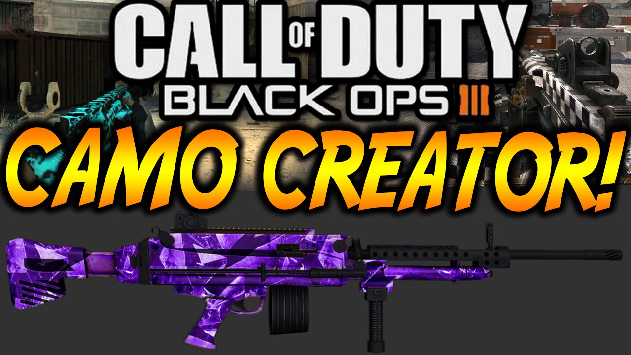 Black Ops 3 - "CAMO CREATOR" - New Gunsmith System - Build Your OWN ...