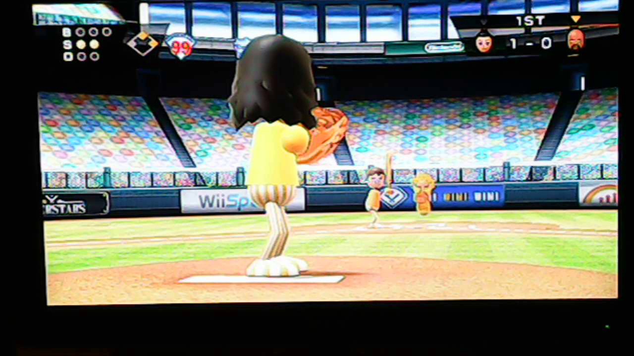Mii Baseball Team vs Super Computer Team - YouTube