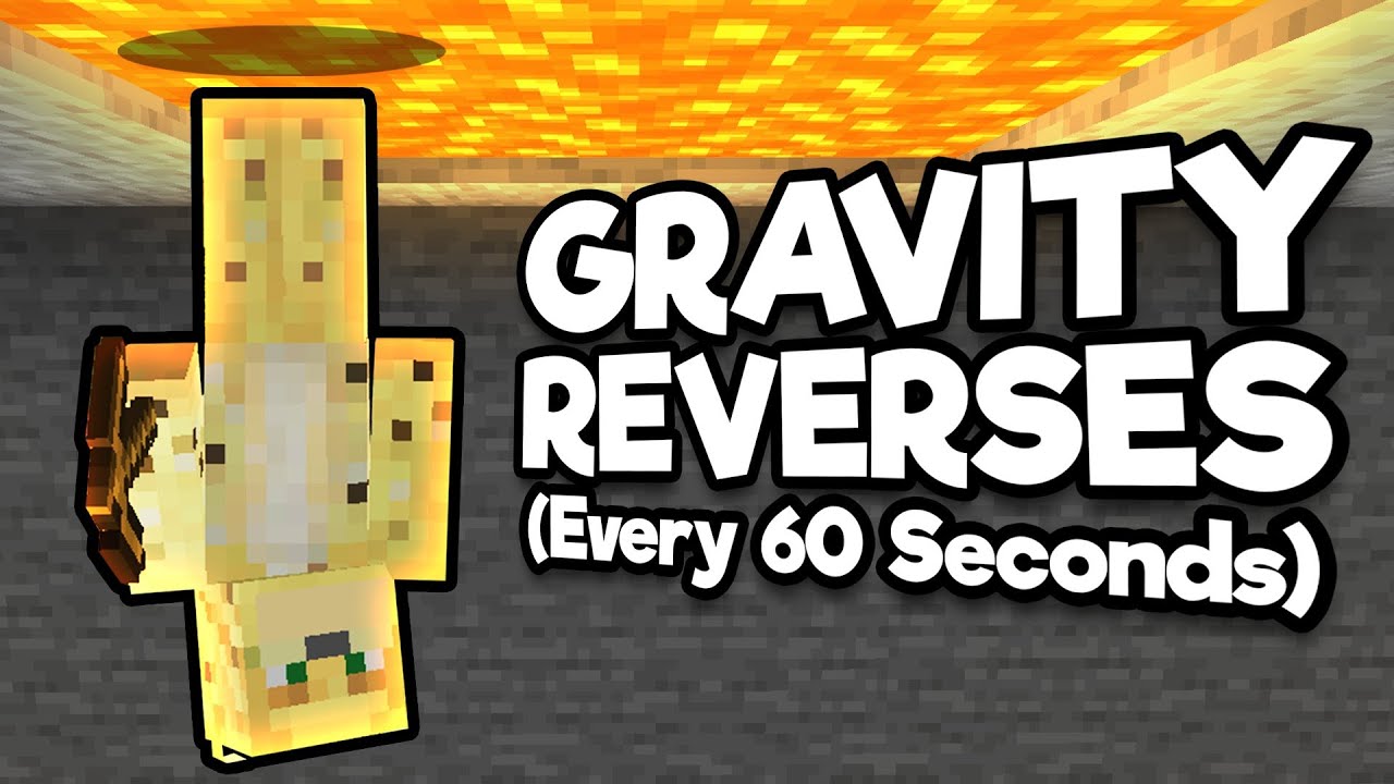 Minecraft But Gravity Reverses Every 60 Seconds - YouTube