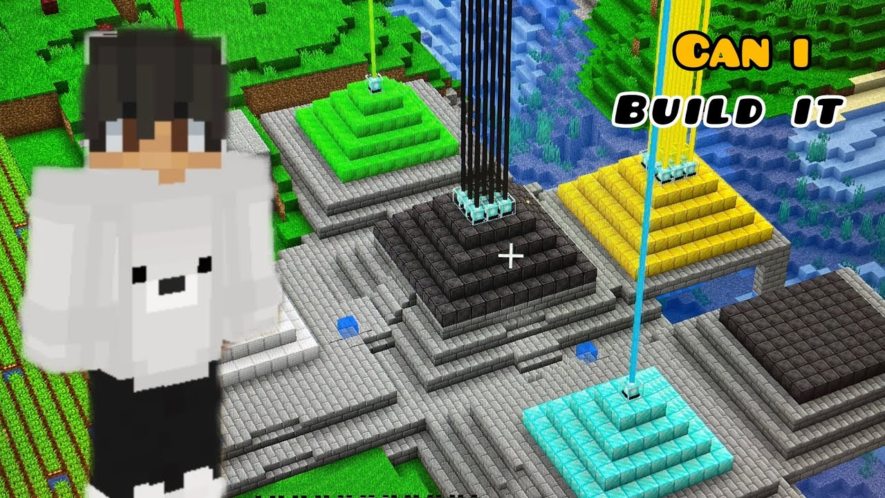 I Build A Epic Beacon In Minecraft Mini Game 🎮 - YouTube