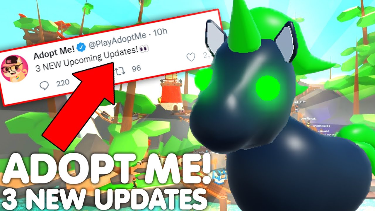 👀3 NEW UPCOMING UPDATES RELEASE! ADOPT ME NEW PETS +NEW TASKS +NEW MAP ...
