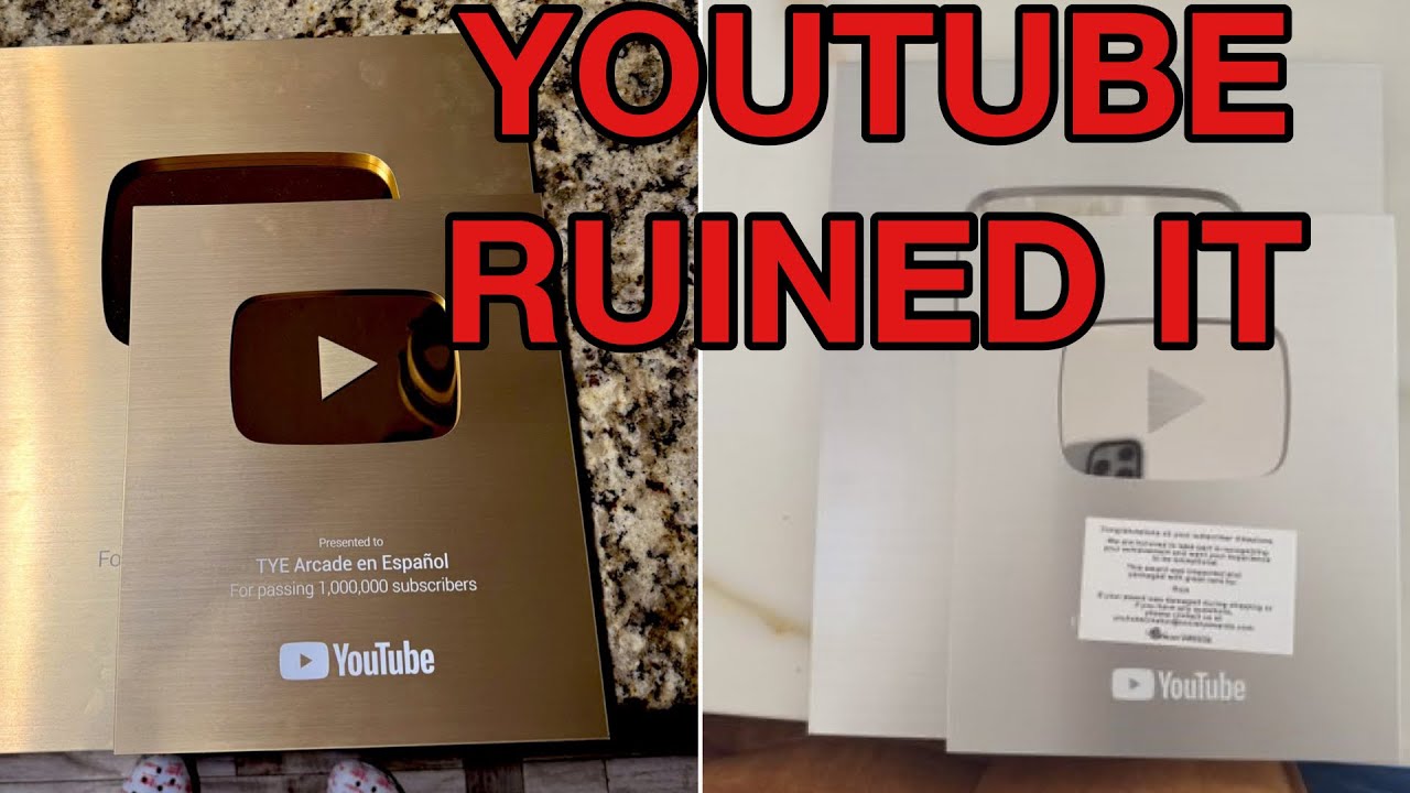 YouTube Plaques Are Different Now - YouTube