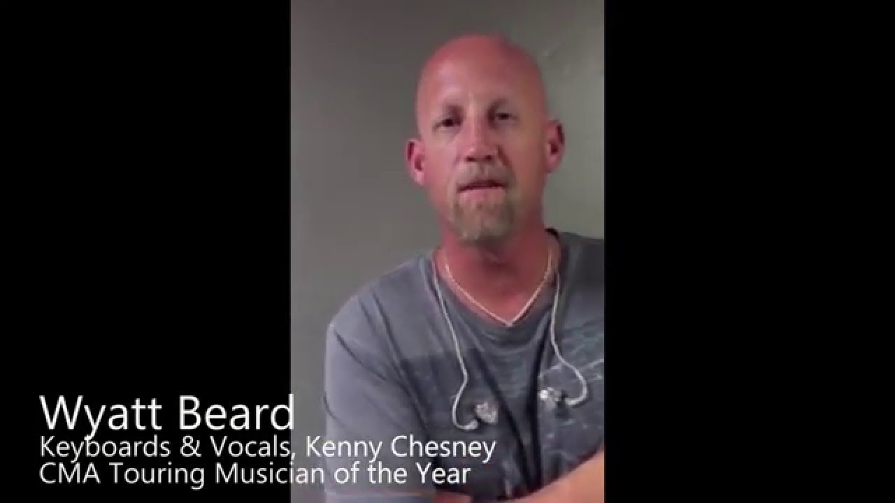 Wyatt Beard, Keyboard/Vocals, Kenny Chesney, on the REV33 Ear Fatigue ...