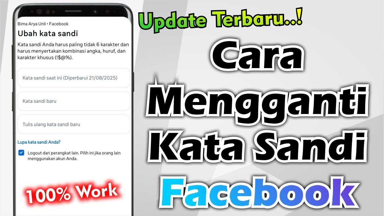 Cara Mengganti Kata Sandi Facebook | Cara Ganti Sandi FB - YouTube