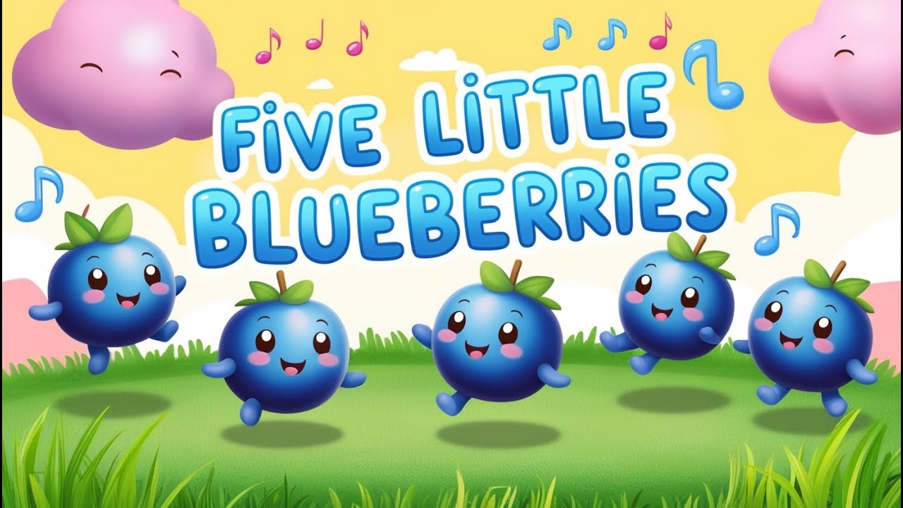 “Five Little Blueberries | Fun Kids Song & Read-Along Book” - YouTube