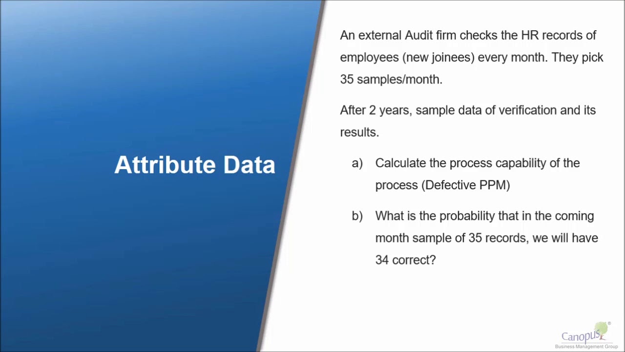 Binomial Process Capability - YouTube