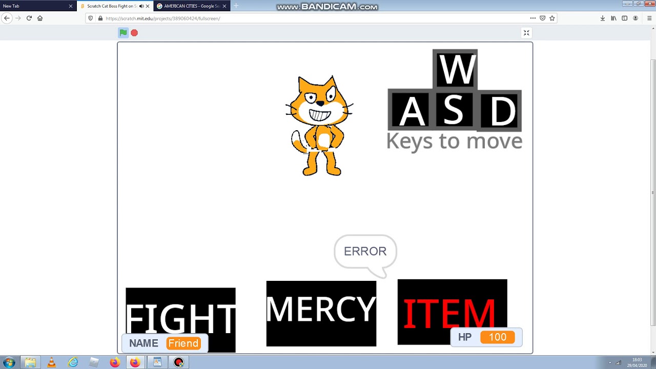 Scratch Cat Boss fight - YouTube