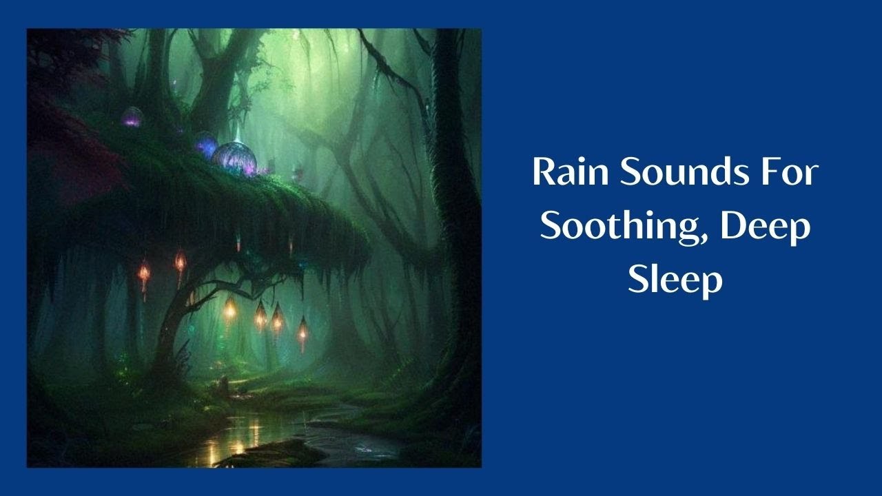 A Rainy Day Cozy Forest Background Nature Sounds to Relax, Study, Work ...