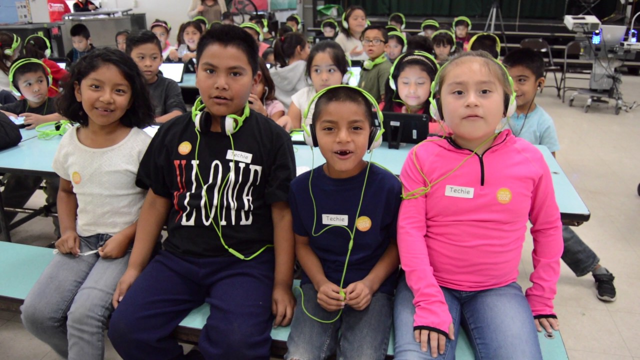 GGUSD Students Embrace Hour of Code | 2016 - YouTube
