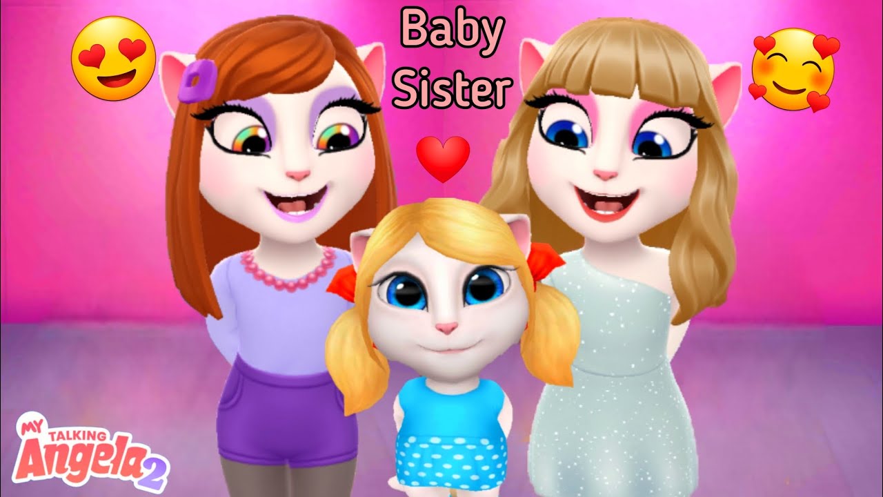 my angela 2 😍- young sister . I love my little sister. The three cute ...