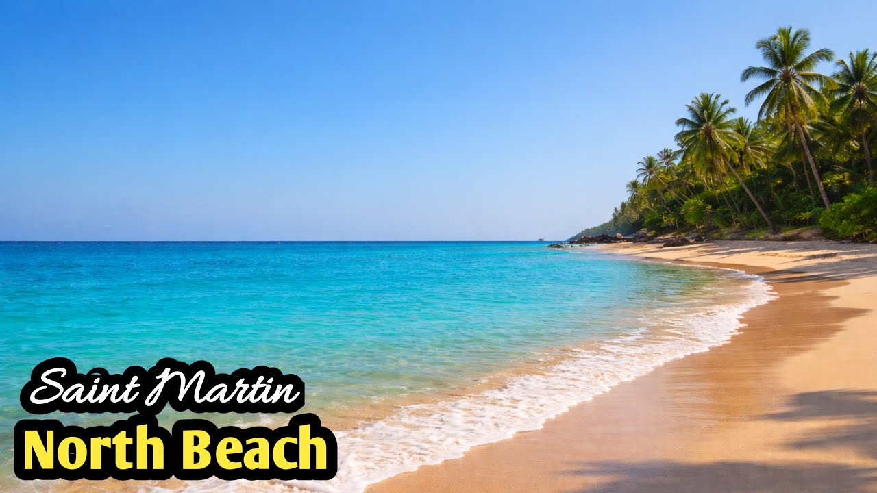 Saint Martin North Beach | সেন্টমার্টিন উত্তর বীচ • Cinematic Relaxing ...