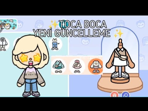 TOCA BOCA YENİ GÜNCELLEME İNCELEMESİ 😍PELİN VE MİRAY♡@tocaboca # ...
