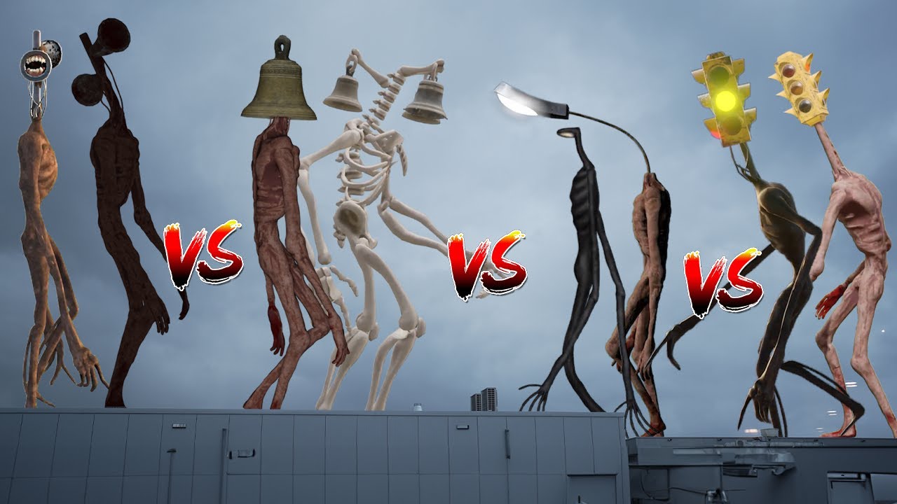 TEAM Siren Head VS TEAM Light Head VS TEAM Traffic Light Head VS TEAM ...
