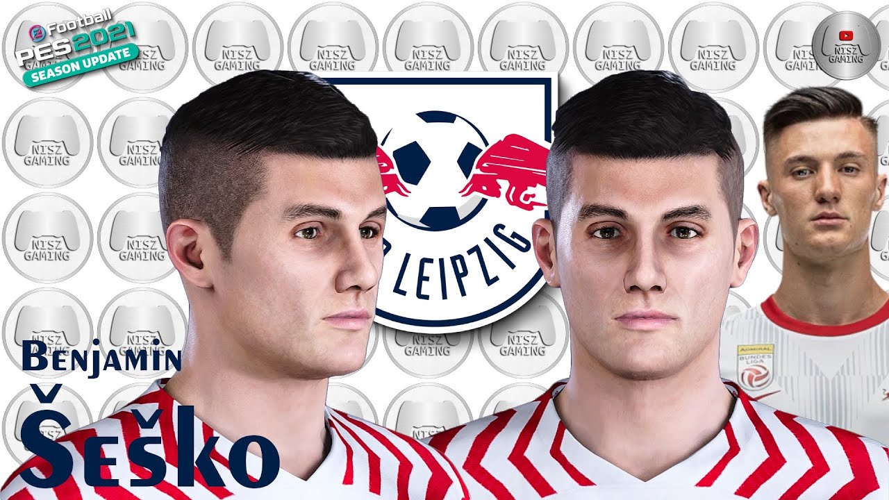 Benjamin Sesko Face PES 2021 RB Leipzig NISZ Gaming | PES 2020 | Create ...