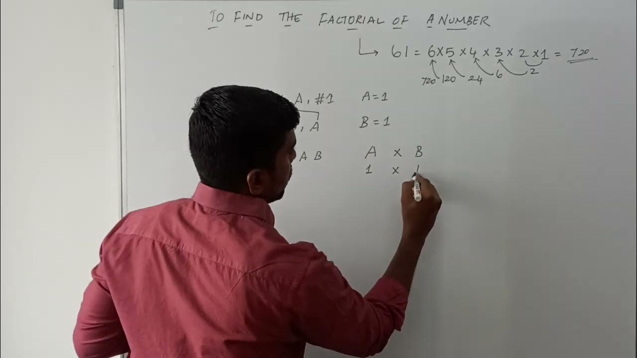 Write an ALP for to find the Factorial for a given Number in 8051 microcontroller || S VIJAY ...