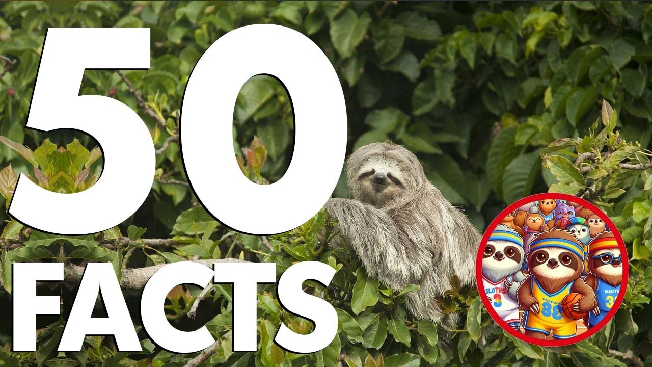 Sloth Surprise! 50 Fun Facts You Never Knew - YouTube