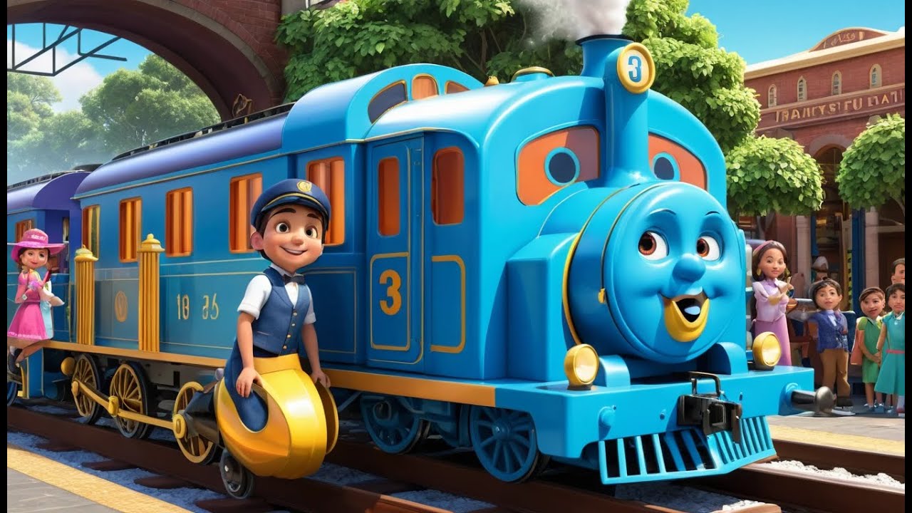 The Train on the Track | Fun Nursery Rhyme for Kids | Sing-Along ...