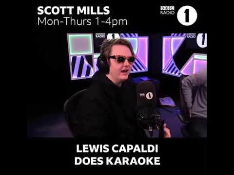 Lewis Capaldi sings The Climb on bbc radio 1