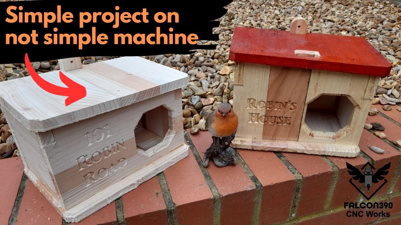 CNC made bird house - YouTube