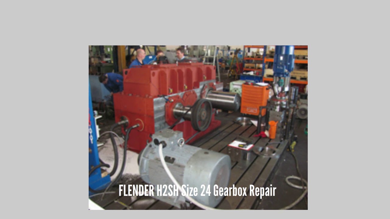 FLENDER H2SH Size 24 Gearbox Repair - YouTube